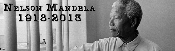 N.Mandela in his cell on Robben Island (revisit} 1994 - Shakedown News